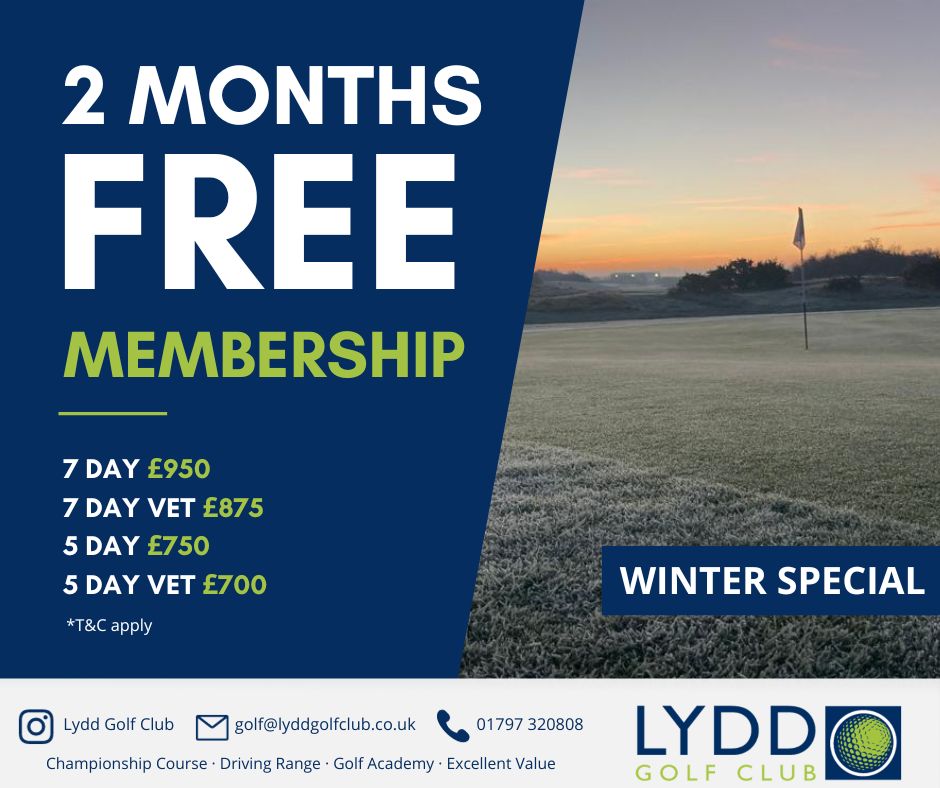 Membership Categories Annual Fee - Lydd Golf Club